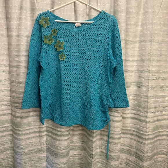AJ Clothing | Tops | Aj Clothing Co Miami Eyelet Top | Poshmark